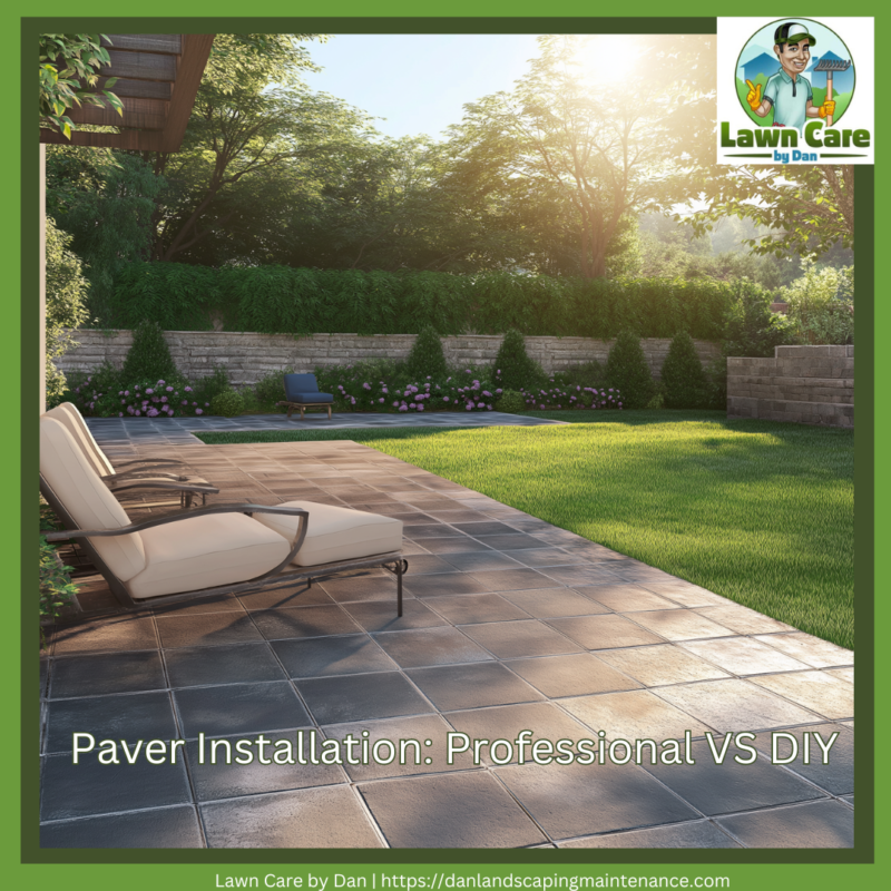 Hiring a Professional for Paver Installation - Lawn Care by Dan, LLC